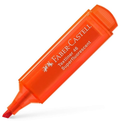 Faber Castell flomaster textliner 46 narandžasti fluorescentni 154615