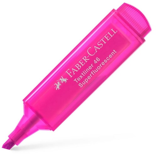 Faber Castell flomaster textliner 46 fluorescentno roze 154628