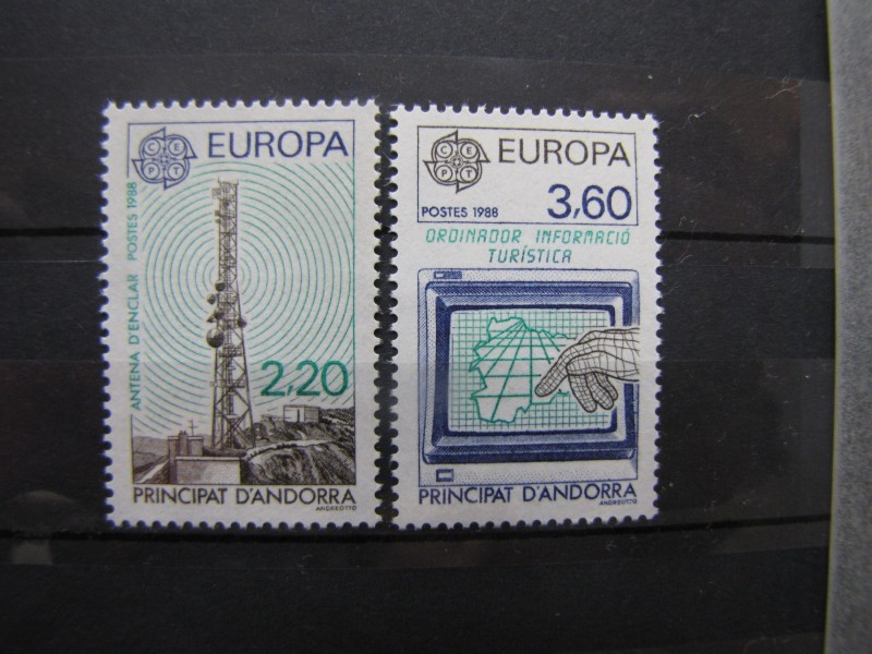 FRANCUSKA ANDORRA 1988god. mi390-91**