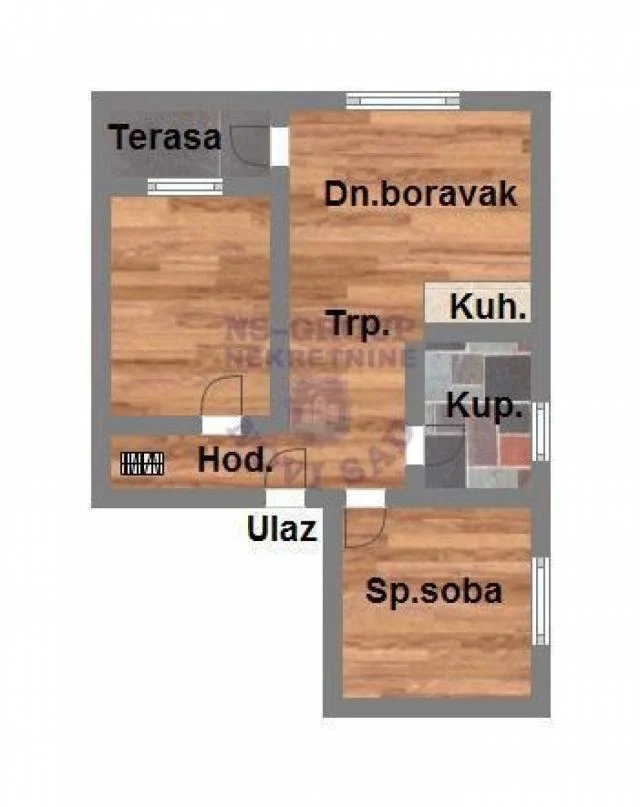 Dvoiposoban 47m2 Klisa