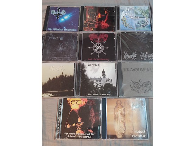 Originalni Black Metal albumi, pojedinačne cene u opisu