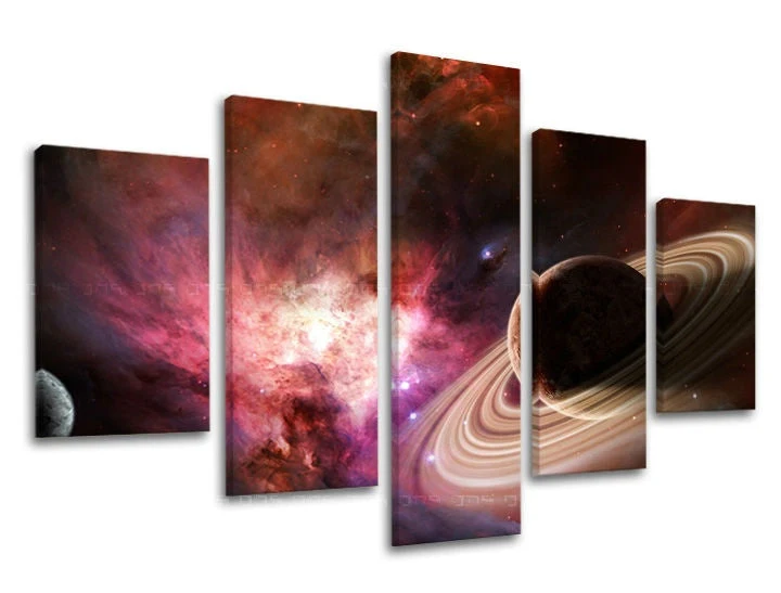 ZIDNA SLIKA U 5 DELOVA UNIVERZUM