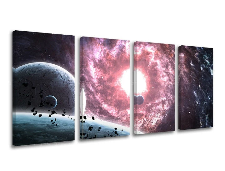 ZIDNA SLIKA U 4 DELA UNIVERZUM