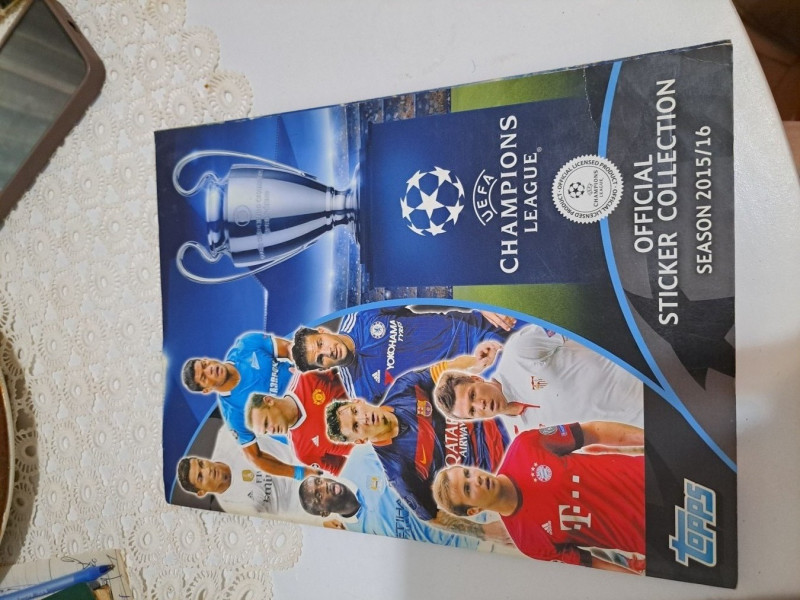 album fufbal 2015 i 2016 uefa sampion liga