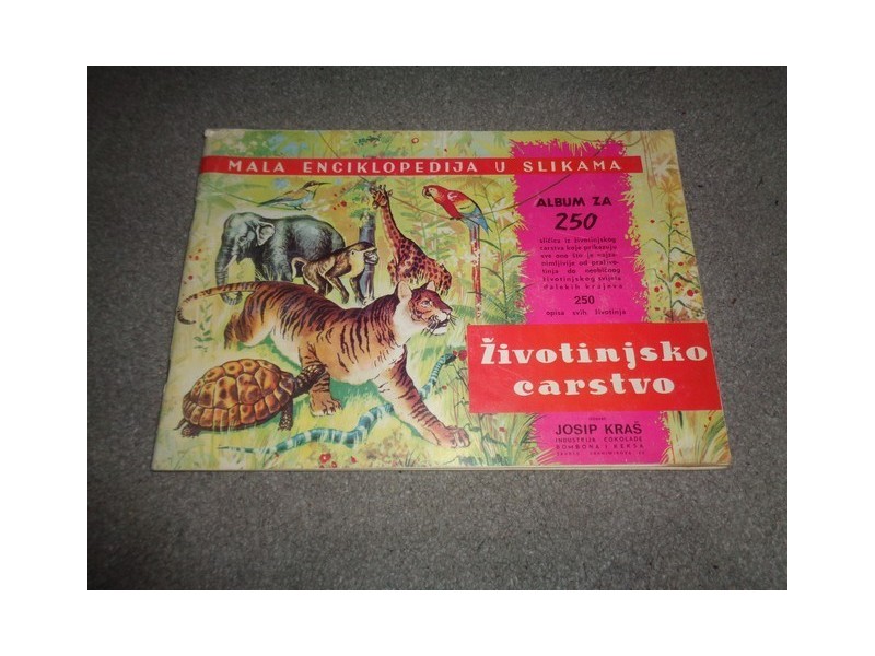ŽIVOTINJSKO CARSTVO - ALBUM SA SLIČICAMA