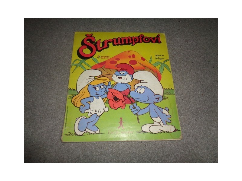 ŠTRUMPFOVI - ALBUM SA SLIČICAMA