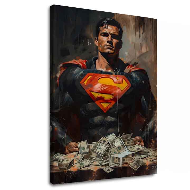 Image SUPERMAN : Monei Man | Dovršeno Rukom Umetnika