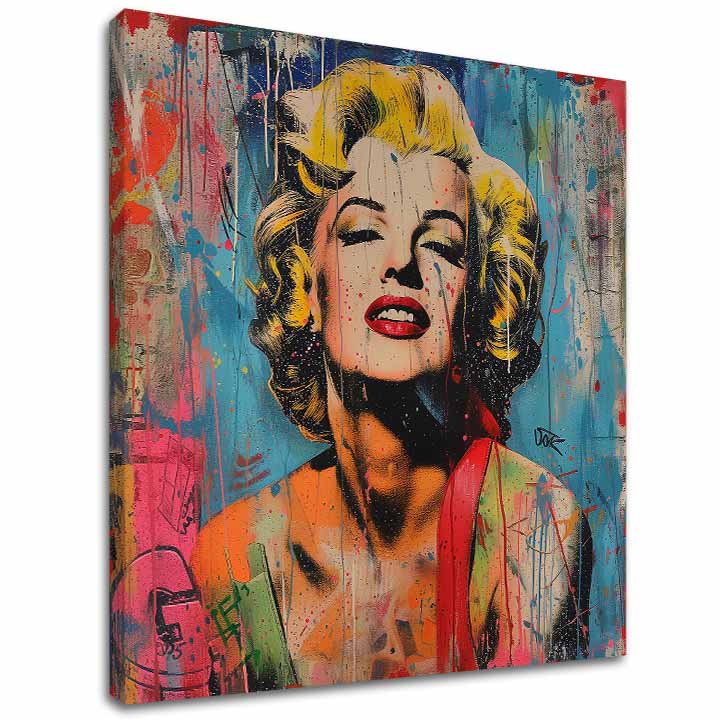 Image MARILYN MONROE - Buntovnik U Bojama | Dovršeno Rukom Umetnika
