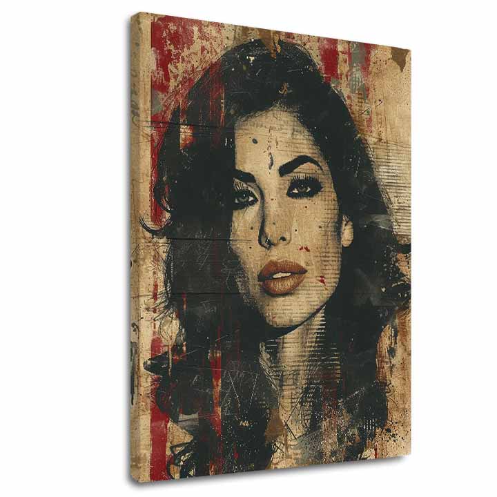 Image AMY WINEHOUSE - Duboki Pogled Duše | Dovršeno Rukom Umetnika