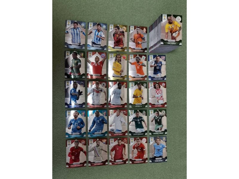 FIFA WORLD CUP 2014 Panini PRIZM set kartica
