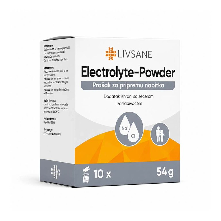 LIVSANE Electrolyte Powder 10 Kesica sa Elektrolitima u Prašku