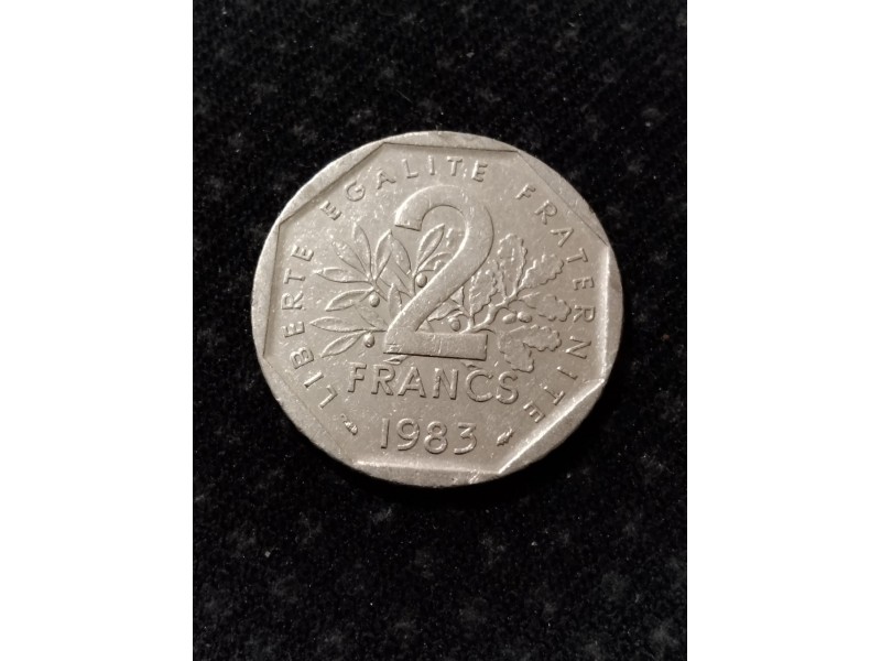 2 franka 1983 francuska