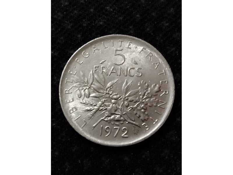 5 franaka 1972 francusk