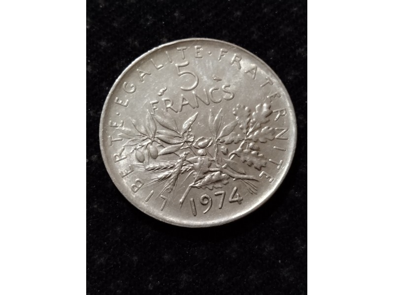 5 franaka 1974 francusk