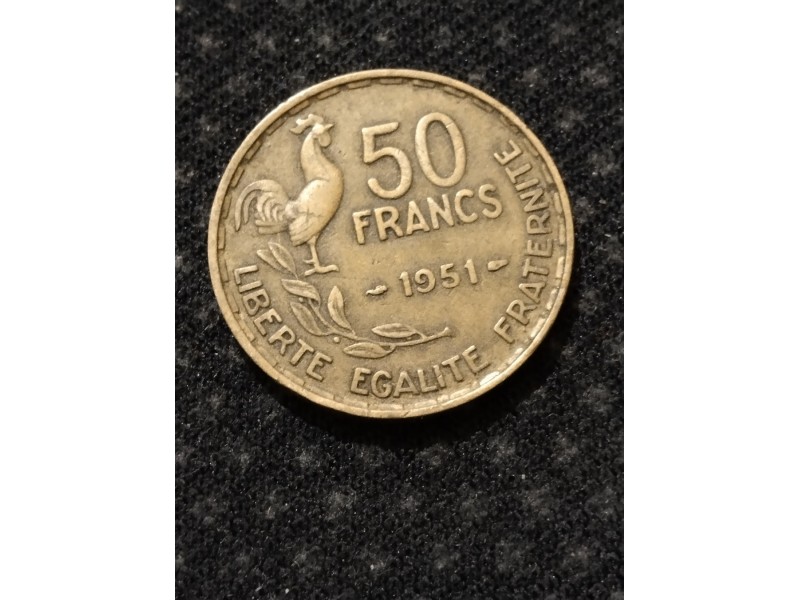 50 franaka 1951 francuska