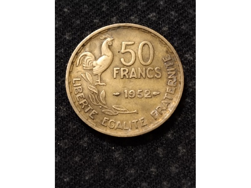 50 franaka 1952 francuska
