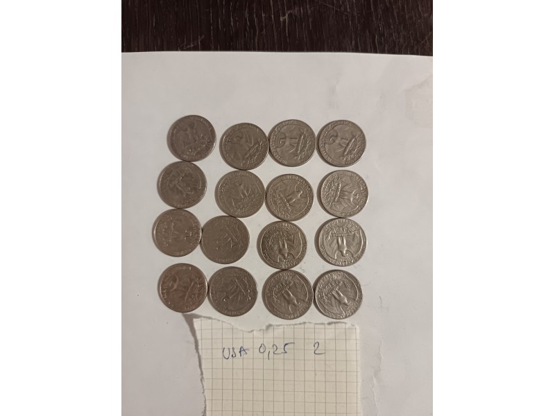 Kovanice usa 0,25 2