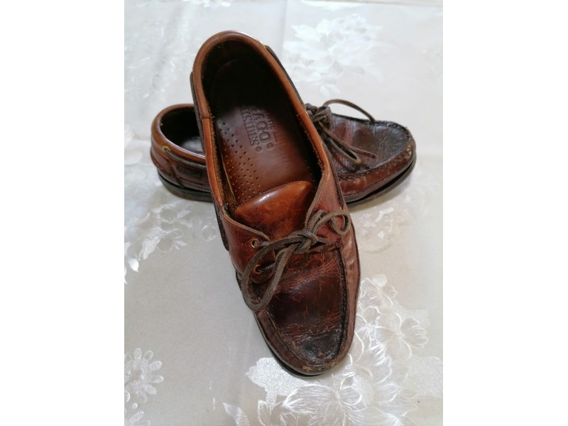 Original SEBAGO DOCKSIDERS braon kožne cipele br.42
