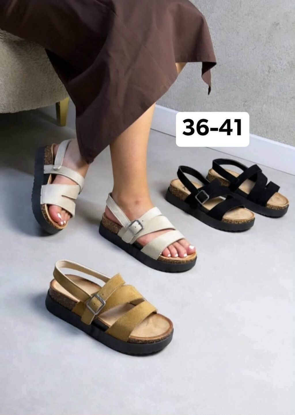 Ženske platform sandale – veličine 36–41 - Modeli: više varijanti