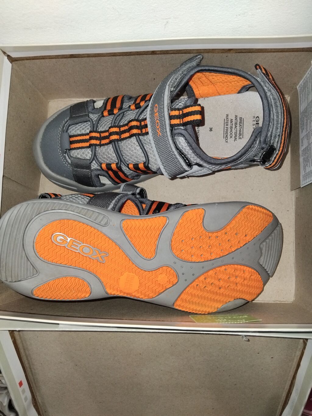 Dečije sportske sandale GEOX NOVOO - Model: zatvoreni prsti sa