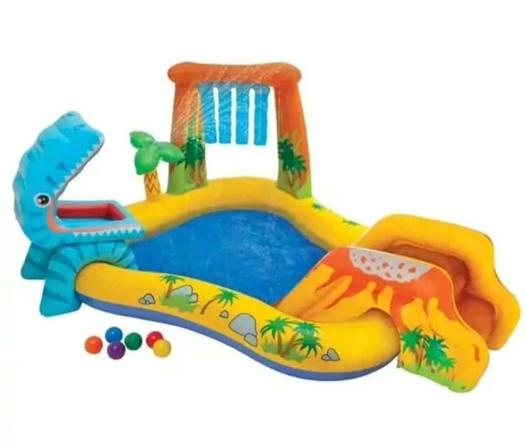    Intex dečiji bazen sa toboganom – Dino Park / Wet Set Collection