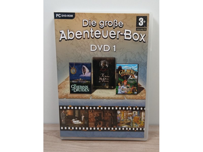PC igra DIE GROSSE ABENTEUER-BOX (3 igre na nemačkom)