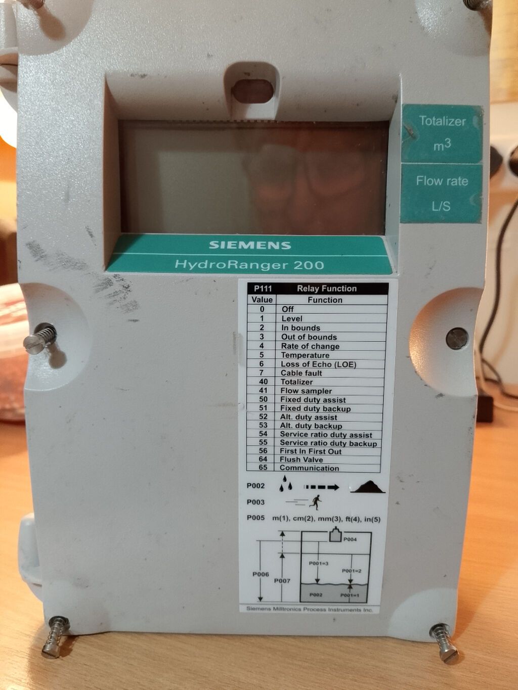 Siemens HydroRanger 200 – ultrazvučni uređaj za merenje nivoa i