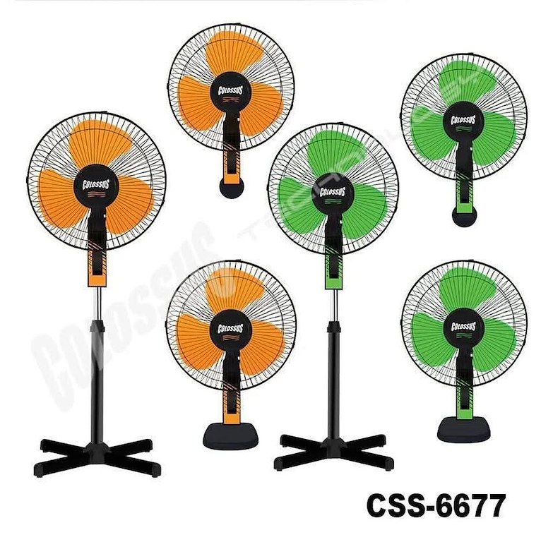 Colossus ventilatori CSS-6677 - Tipovi: stoni, podni i zidni modeli -