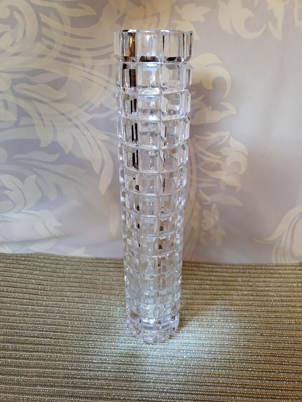 Vaza kristal,led kristal Austrija 1960te.god. Vaza kristal,led