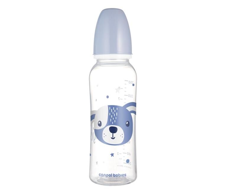 CANPOL FLAŠICA ZA BEBE CUTE ANIMALS 250ML 11/841 - PLAVA