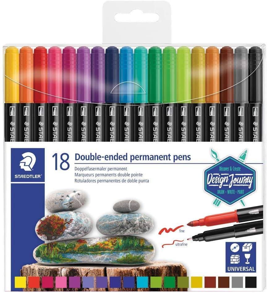 Staedtler dvostrani permanentni flomasteri 18/1