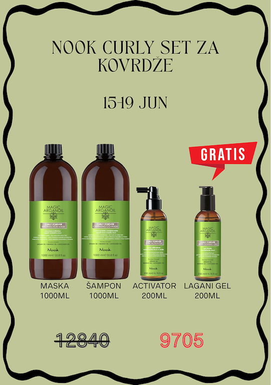 NOOK CURL SET ZA KOVRDŽE