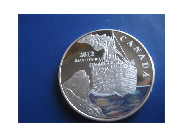 Replika srebrnjaka - Canada, Titanic, 2012