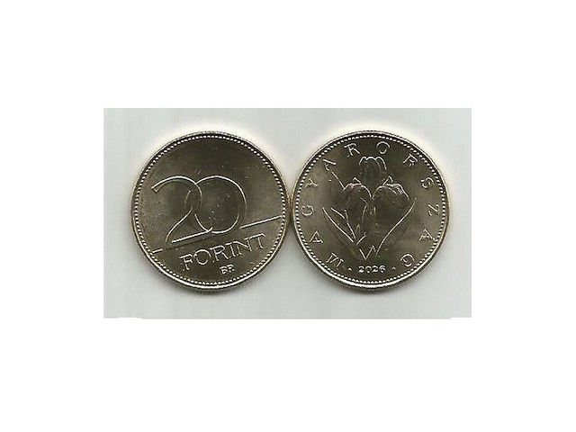 MADJARSKA 20 forinti 2026 UNC/AUNC