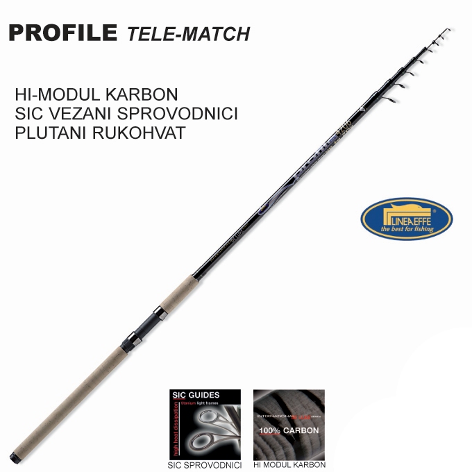 Štap PROFILE Tele-Match 420 mt. / 70 gr Lineaeffe
