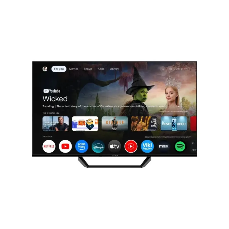 Smart LED TV 43 Tesla 43E655BFS 1920×1080/FHD/DVB-T2/Bluetooth/WiFi/Frameless/GoogleTV