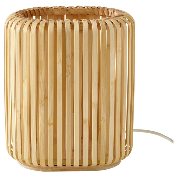 Stona lampa, bambus, 26 cm