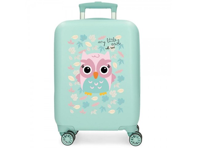 Putni kofer 50cm Roll Road Happy Pets Owl mint 49913
