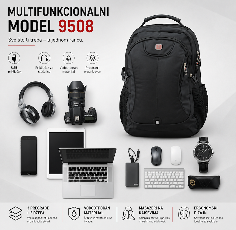 Multifunkcionalni Ranac 9508