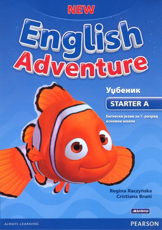 New English Adventure starter A SB udzbenik+DVD+E-tekst-R.Raczyńska, C.Bruni