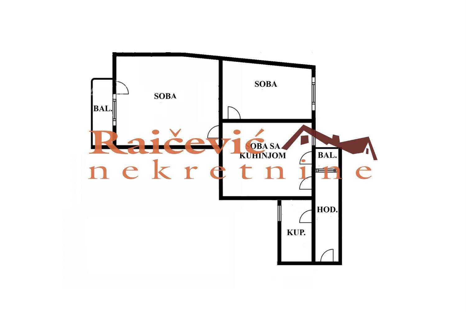 Dvoiposoban stan, Beograd - Centar | Prodaja · 72m² · 269.000€