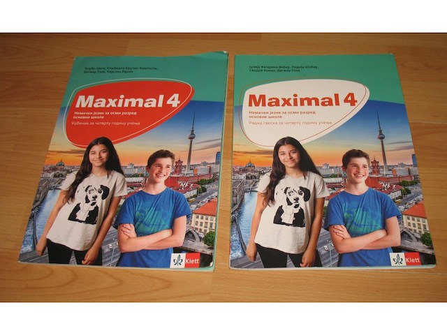 8. MAXIMAL 4 KLET UDZBENIK + RADNA SVESKA