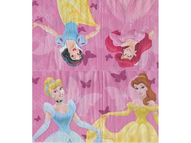Salveta POV57K5_036 - 33x33cm Disney Princeze