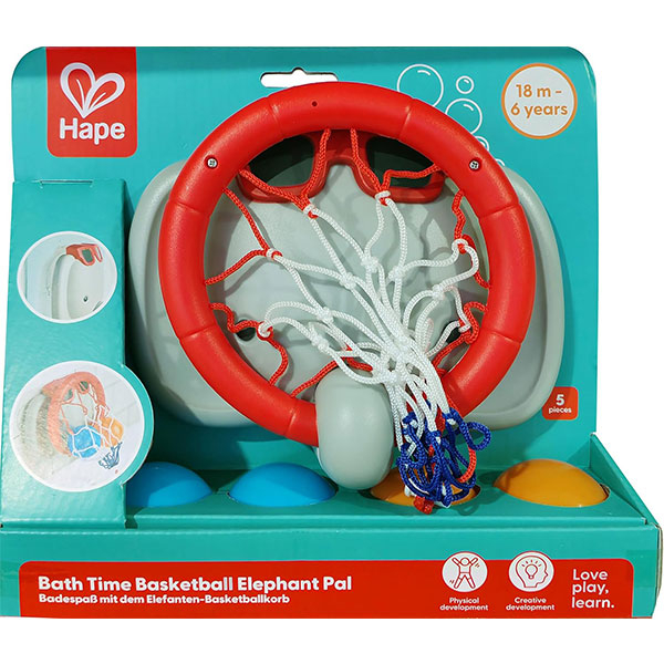 Koš sa lopticama Slon Hape Toys 22003376