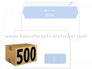 500 koverata PIGNA Office ameriken 110x230mm 80g desni prozor