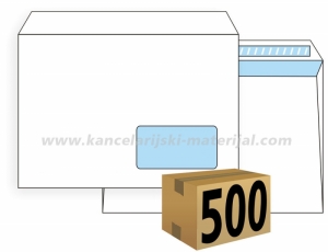 500 koverata PIGNA Edera C5 162x229mm 90g (otvaranje na dužoj strani) desni prozor