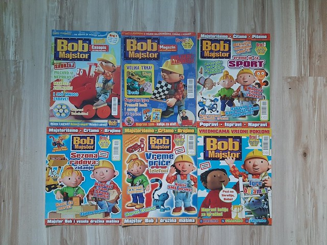 Majstor Bob - Komplet časopisa 1-6 (2006/07)