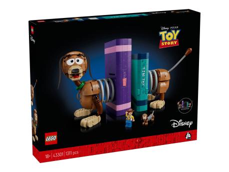 LEGO 43301 Držači za knjige u obliku psa Slinkija iz Priče o igračkama