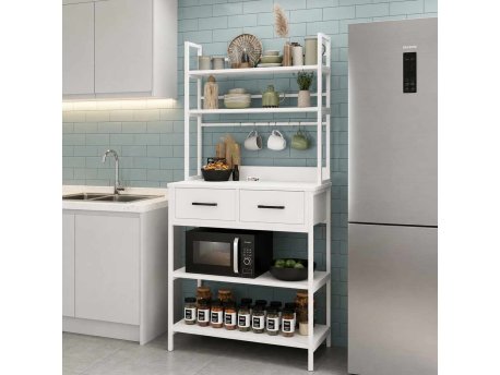 HANAH HOME Kuhinjska polica Frame White
