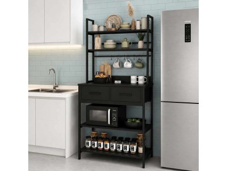 HANAH HOME Kuhinjska polica Frame Black